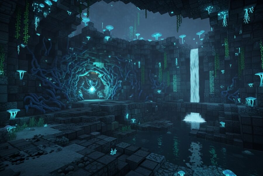 Minecraft Pale Garden Biome Guide: Pale Woods, Blooming Flora, and ...